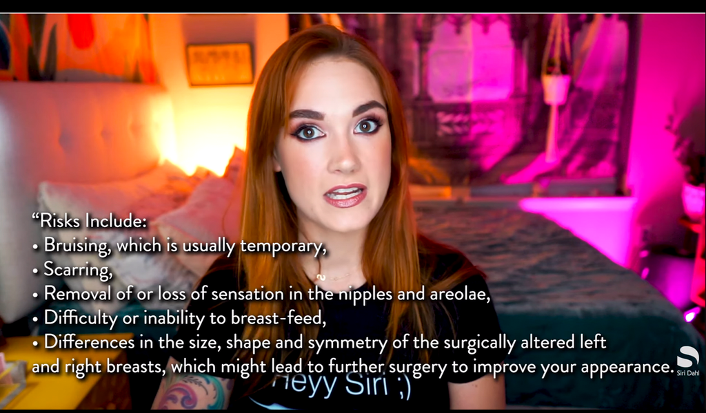 Siri Dahl Addresses Her Breast Reduction Surgery in YouTube Video | AVN