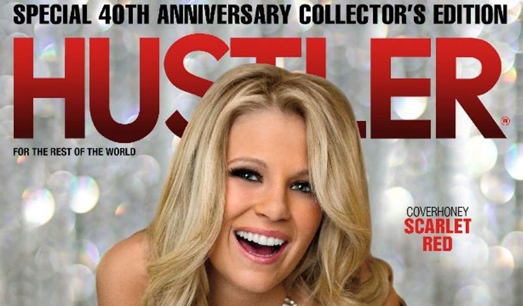 Scarlet Red Graces Cover of Hustler’s 40th Anniversary Issue | AVN